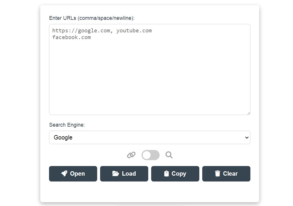 Bulk URL Opener — Open Multiple Links & Run Search Queries